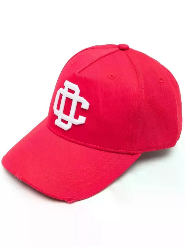 Dsquared2 Embroidered Logo Cap - Red