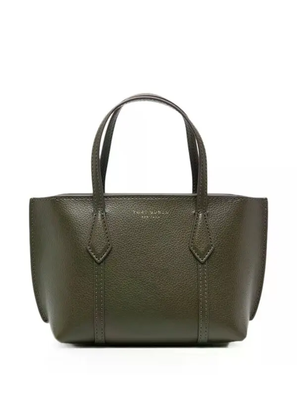 Tory Burch Perry Pebbled-leather Tote Bag - Green