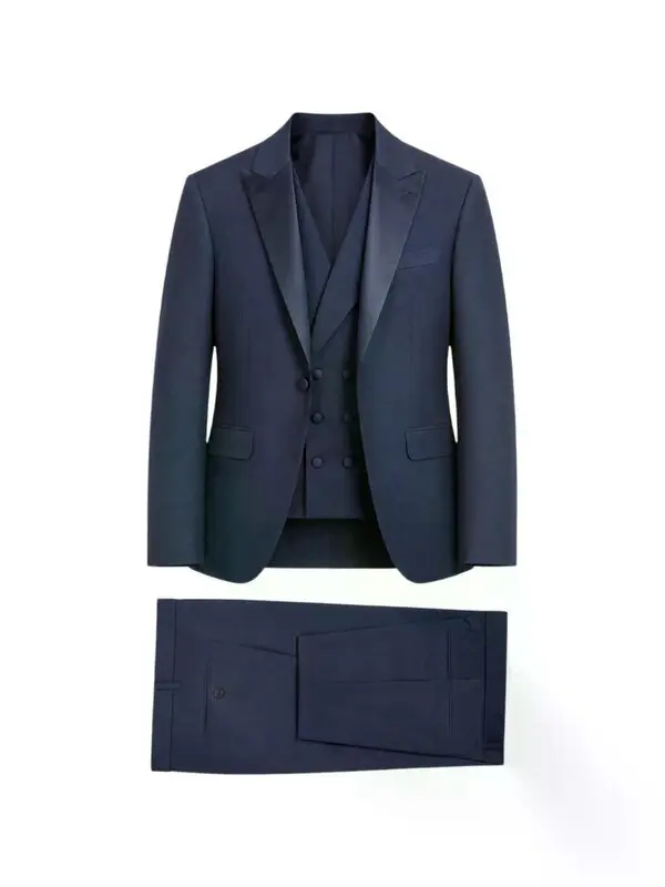 ETIEM TEXTIL S.L. Peak-lapel Three-piece Suit