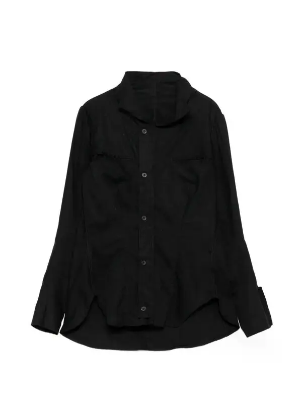 Yohji Yamamoto Cotton High-neck Jacket