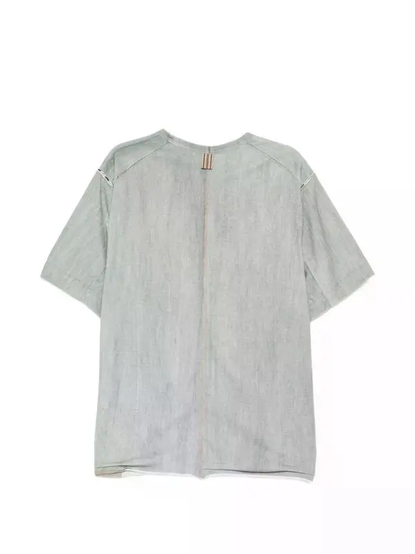 ZIGGY CHEN Exposed-seam T-shirt