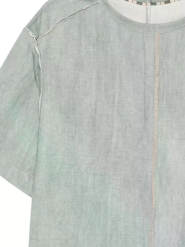 ZIGGY CHEN Exposed-seam T-shirt