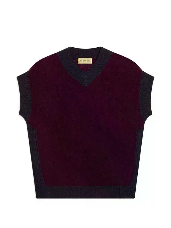 Momoni Runa Bouclé-knit Sleeveless Sweater