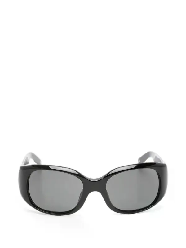 Chimi Halo Oval Frame Sunglasses - Black