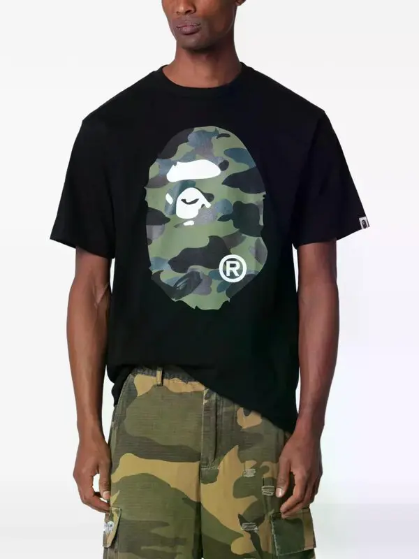 A BATHING APE Abc Camo Ape Head T-shirt