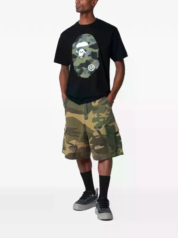 A BATHING APE Abc Camo Ape Head T-shirt