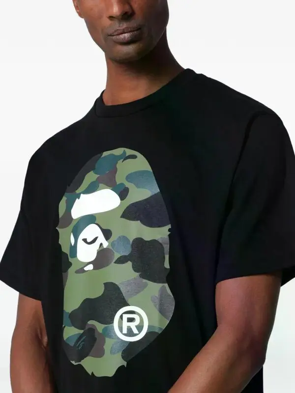 A BATHING APE Abc Camo Ape Head T-shirt