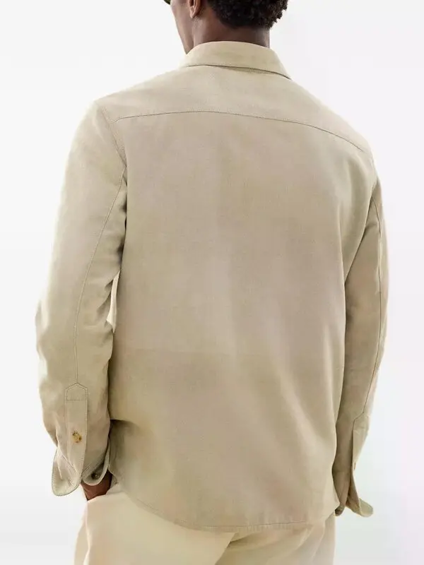 Ralph Lauren Purple Label Calloway Suede Shirt Jacket