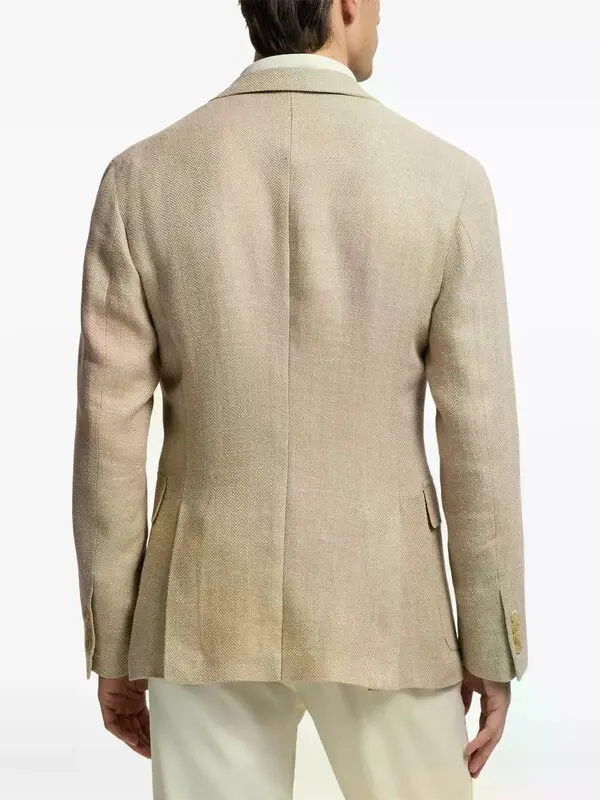Ralph Lauren Purple Label Hadley Herringbone Blazer