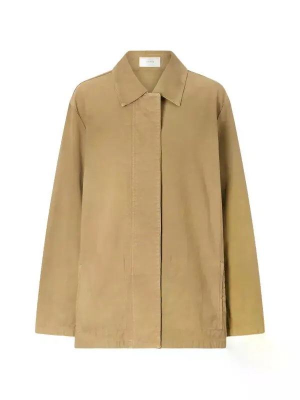 THE ROW Baeza Collared Jacket - Neutrals
