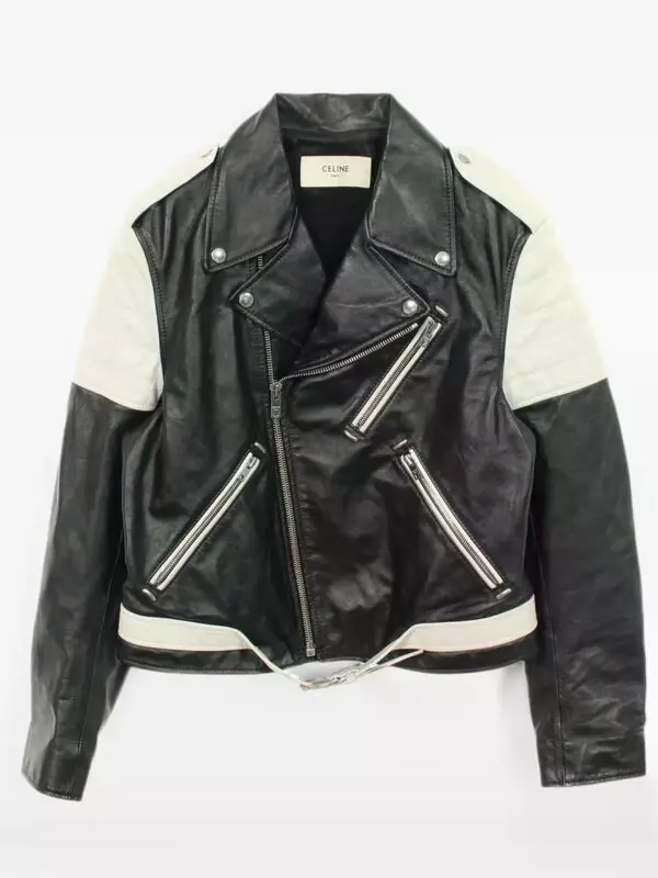 Celine 2010s Leather Biker Jacket