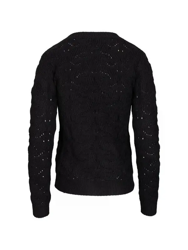 Etro Open-work Crew-neck Sweater