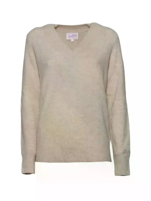 MC2 SAINT BARTH Knitted V-neck Sweater