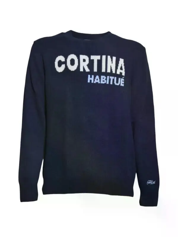 MC2 SAINT BARTH Intarsia-knit Crew Neck Sweater