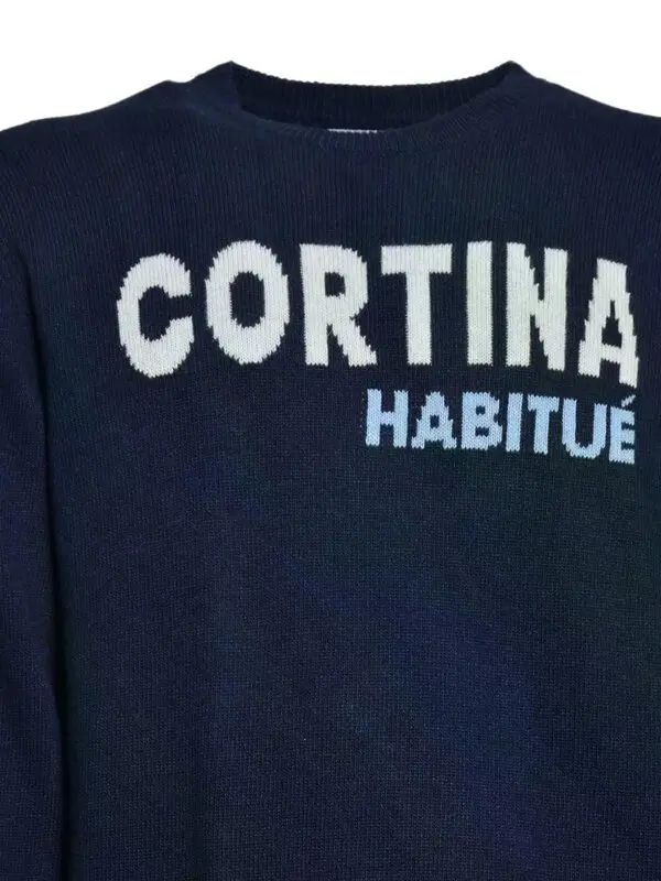 MC2 SAINT BARTH Intarsia-knit Crew Neck Sweater