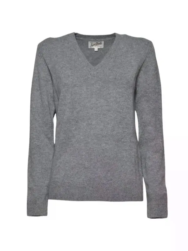MC2 SAINT BARTH Knitted V-neck Sweater