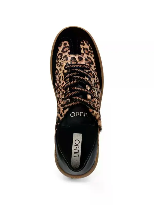 Liu Jo Leopard-print Lace-up Sneakers