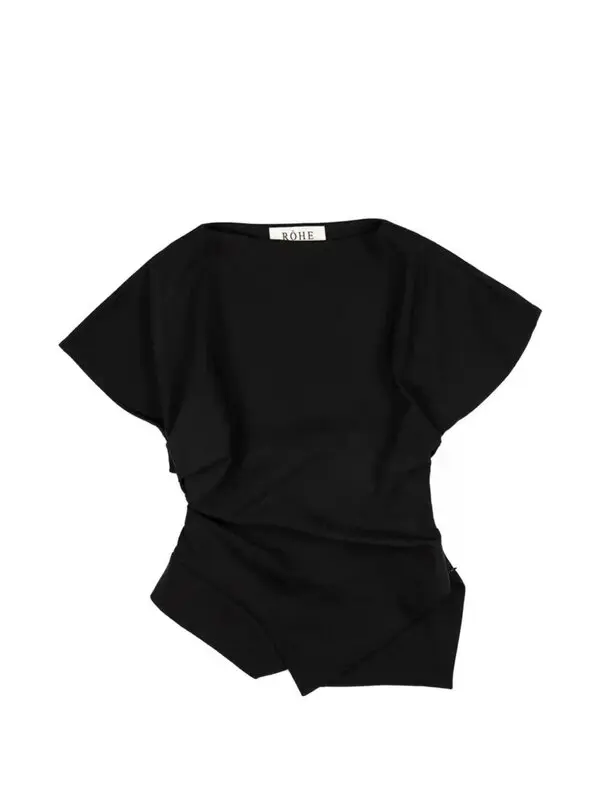 RÓHE Draped Asymmetric T-shirt