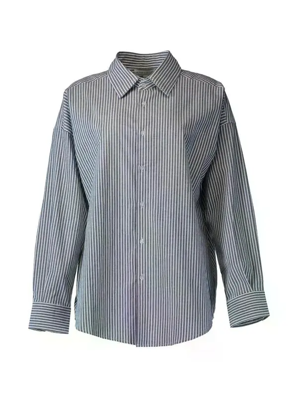 THE LADY AND THE SAILOR Stripe Pattern Shirt