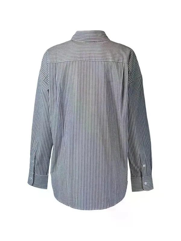 THE LADY AND THE SAILOR Stripe Pattern Shirt