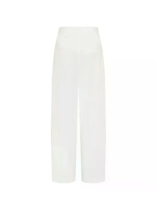ST. AGNI Pleated Wide-leg Trousers