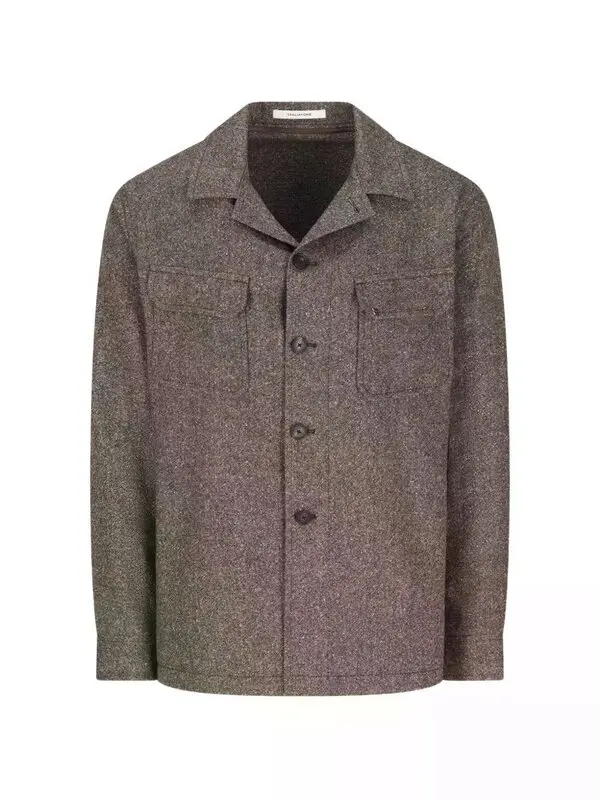 Tagliatore Button-up Patch-pocket Jacket - Brown