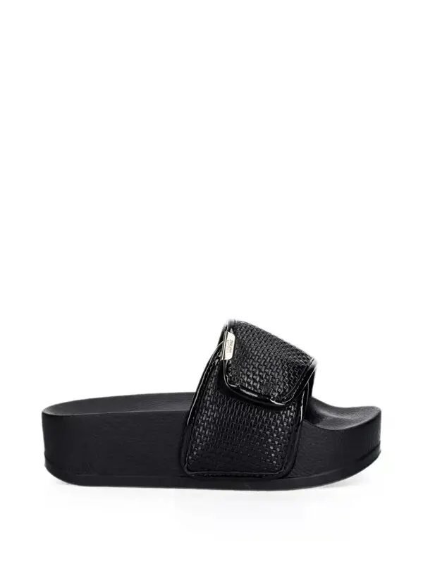 Liu Jo Woven-effect Platform Slides