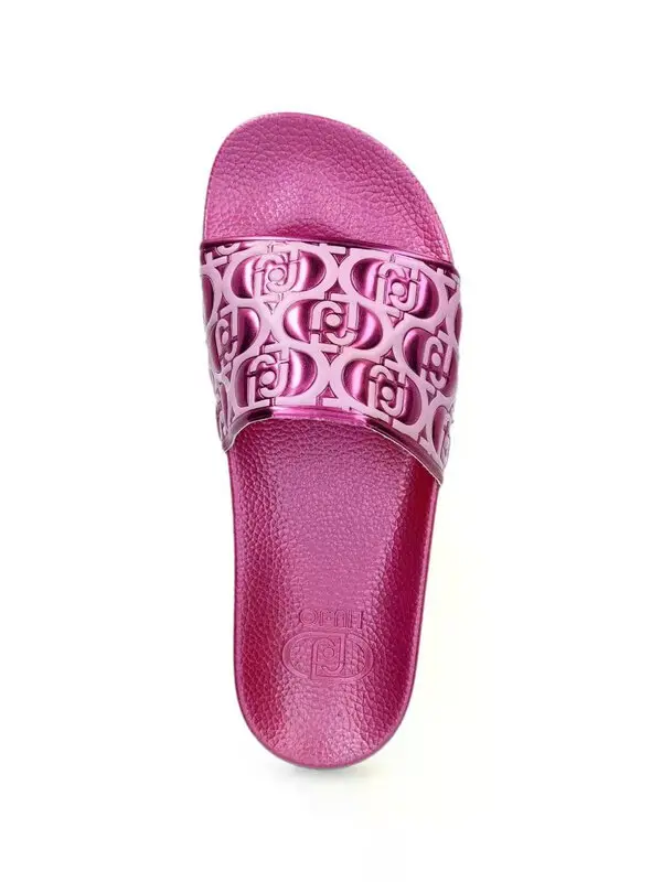 Liu Jo Logo-embossed Platform Slides