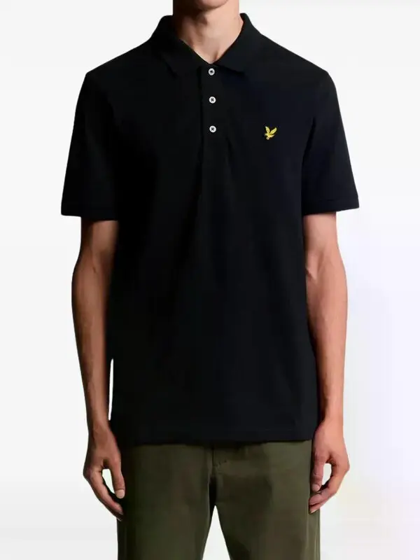 LYLE & SCOTT Logo-patch Cotton Polo Shirt