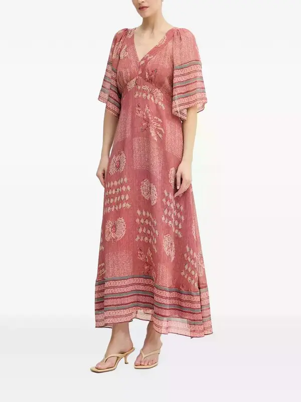 HOSS INTROPIA Ana Flared-sleeve Maxi Dress
