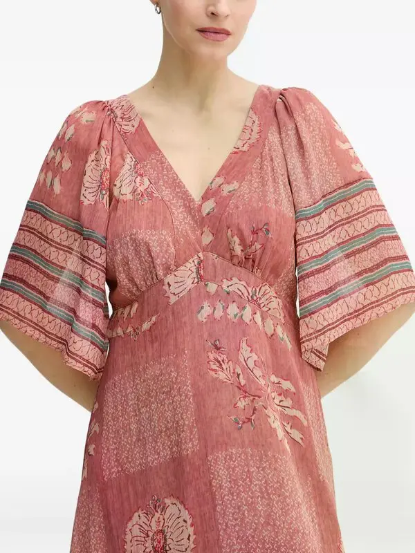HOSS INTROPIA Ana Flared-sleeve Maxi Dress