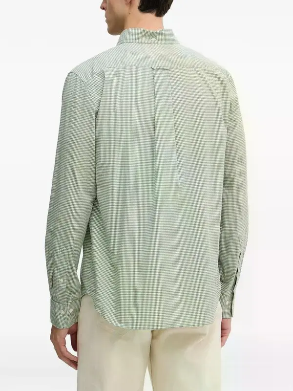 Gant Gingham-check Button-down Shirt - Green