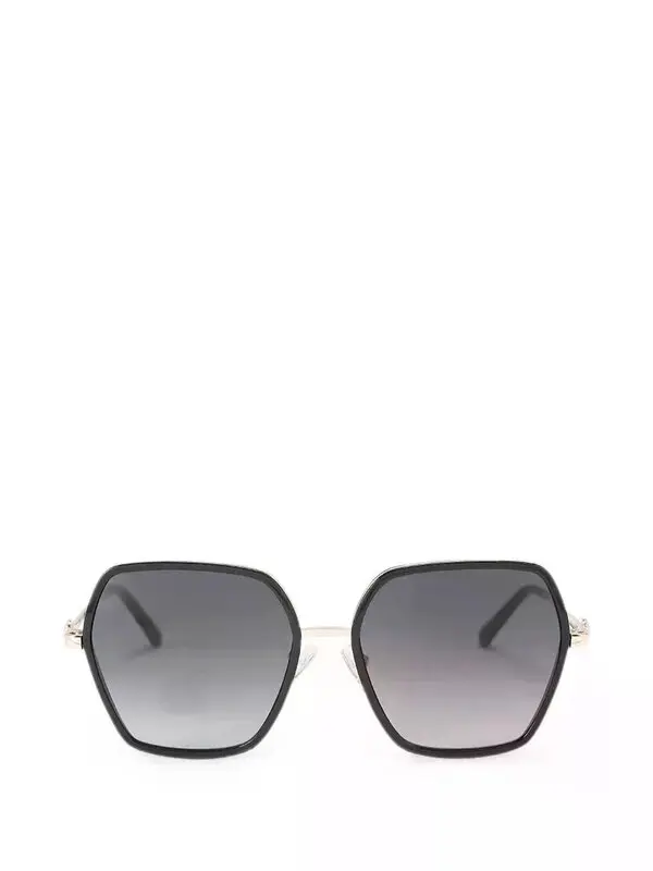 Kurt Geiger Geometric Frame Sunglasses - Black