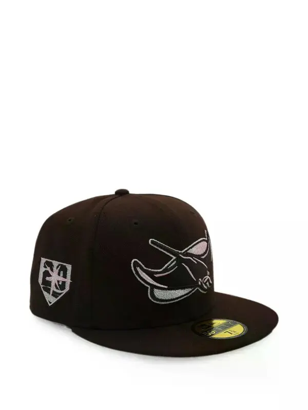 New Era 59fifty Tampa Bay Rays Baseball Cap - Brown
