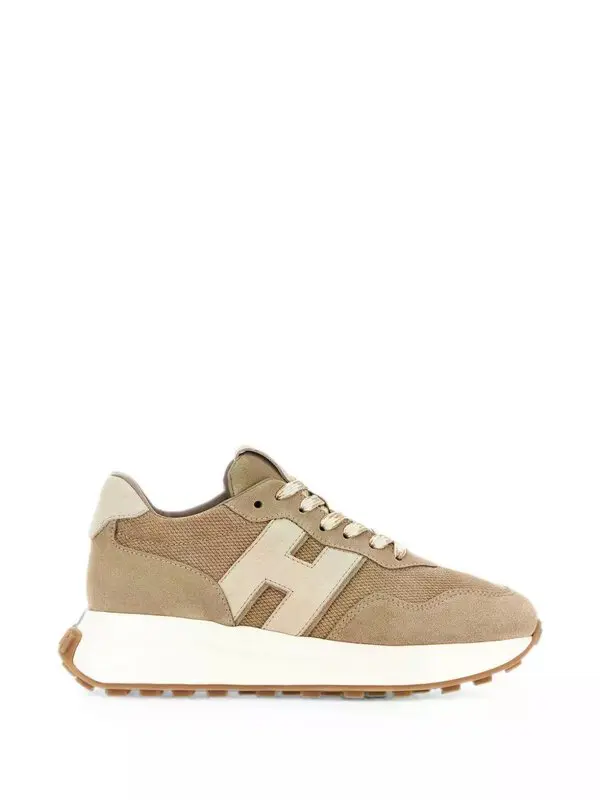 Hogan H641 Suede Sneakers - Neutrals