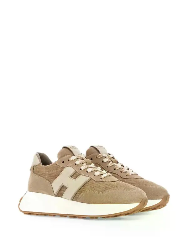 Hogan H641 Suede Sneakers - Neutrals