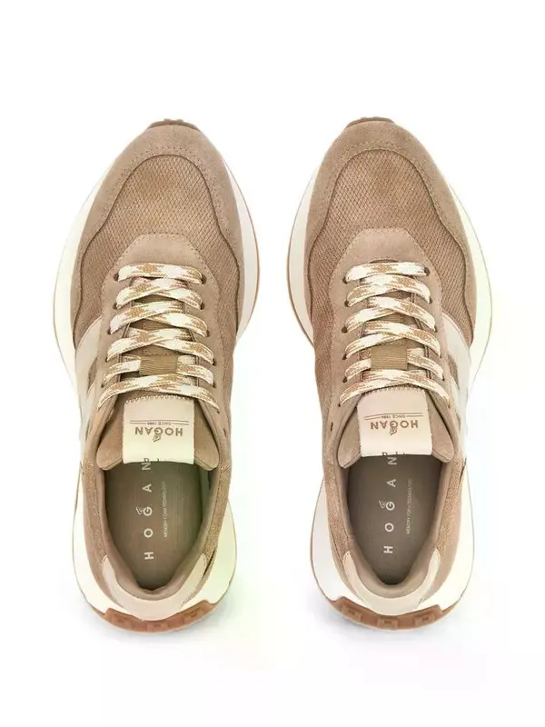 Hogan H641 Suede Sneakers - Neutrals