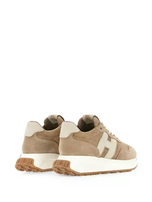 Hogan H641 Suede Sneakers - Neutrals