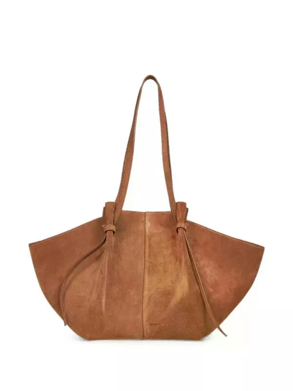 Yuzefi Large Mochi Leather Tote Bag - Brown