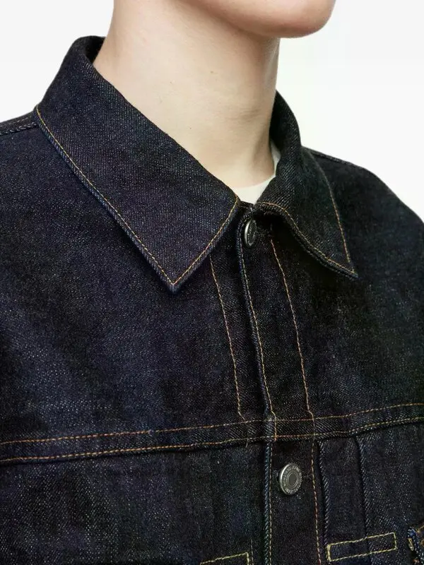 MOMOTARO Classic Stripe Detail Denim Jacket
