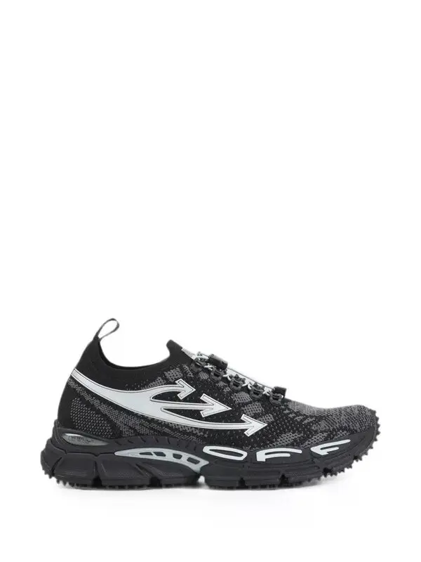 Off-White Be Right Back Intarsia Knit Sneakers - Black