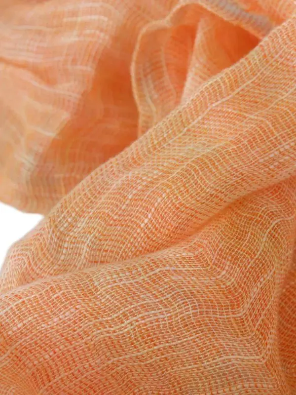 Malo Frayed Linen Scarf