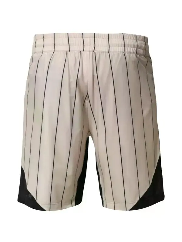 Dolce & Gabbana Pinstriped Logo Shorts