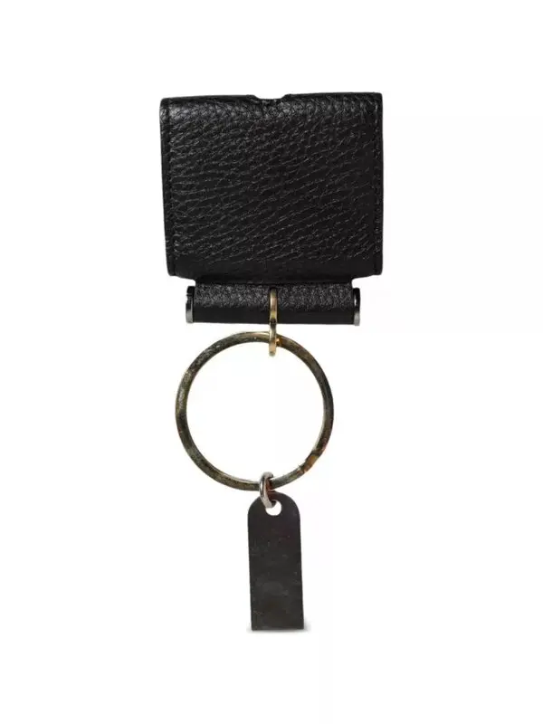 Dolce & Gabbana Logo-plaque Leather Airpods Case