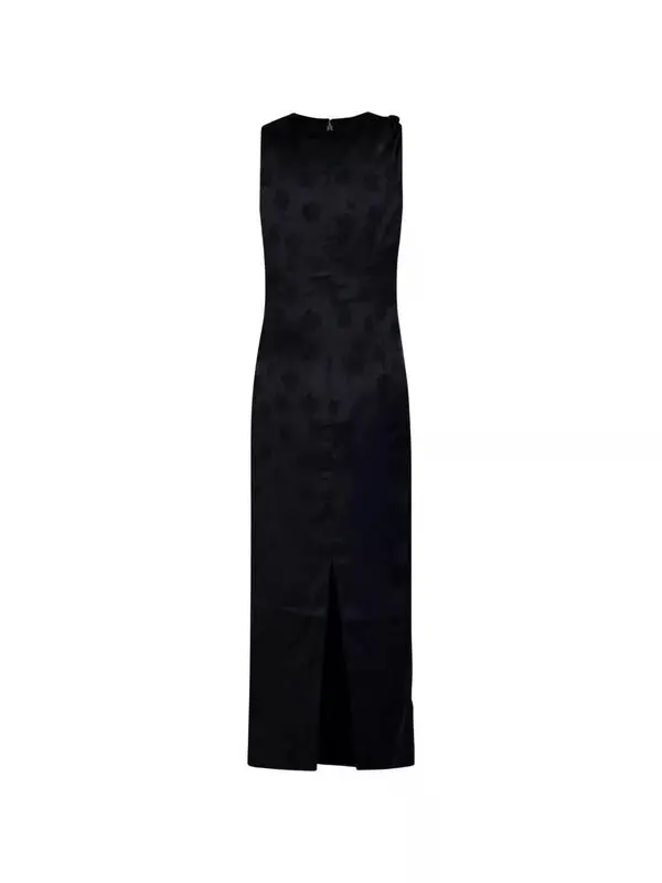 ROTATE BY BIRGER CHRISTENSEN Floral-jacquard Ruched Midi Dress