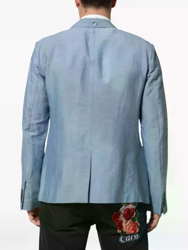 Dolce & Gabbana Double-breasted Linen Blazer