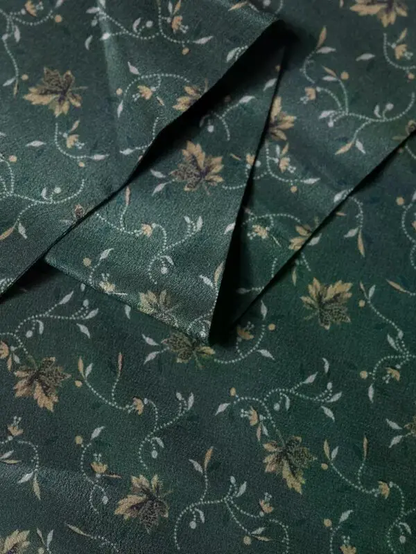 Dolce & Gabbana Floral-pattern Fringed Scarf