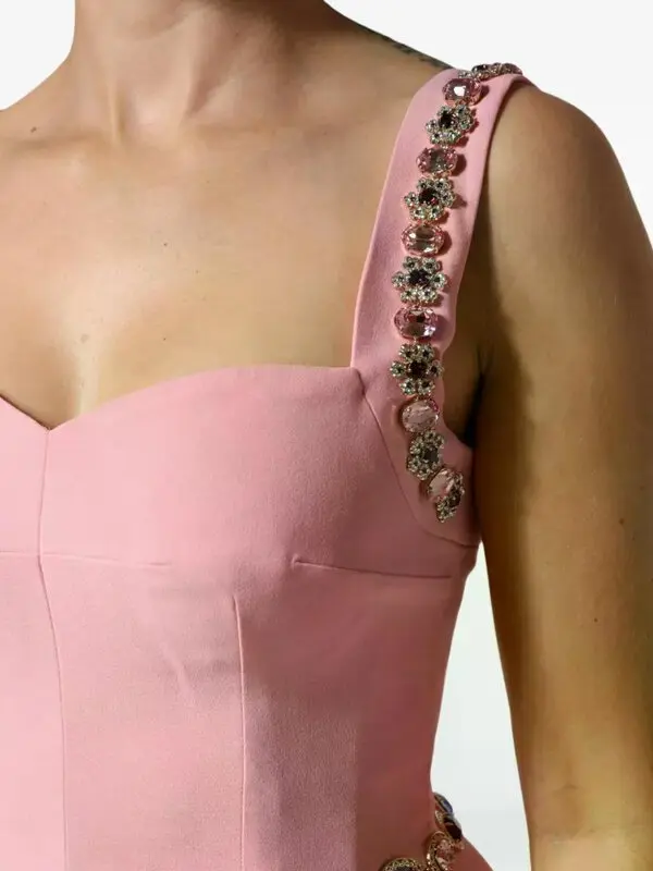 Dolce & Gabbana Embellished Mermaid Maxi Dress