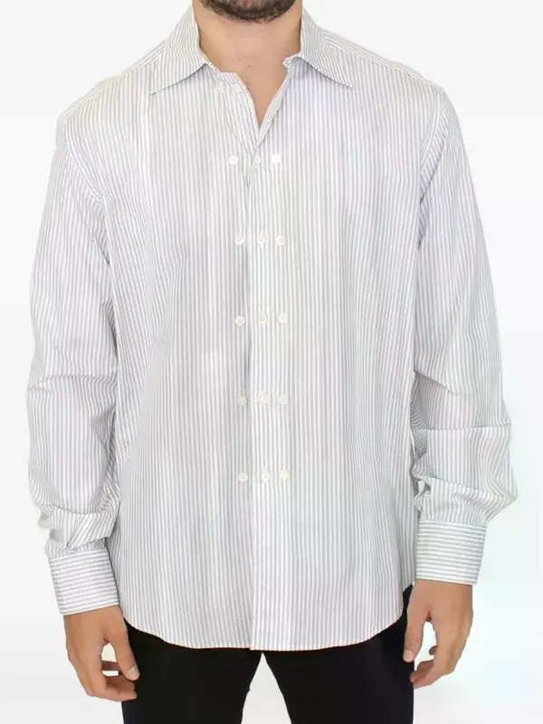 Ermanno Scervino Striped Long-sleeved Shirt