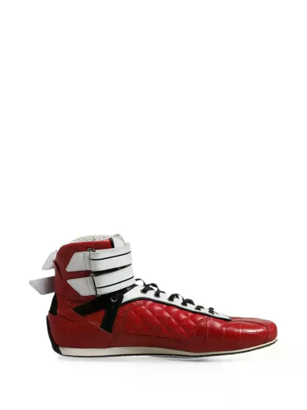 Dolce & Gabbana Leather Touch-strap Sneakers